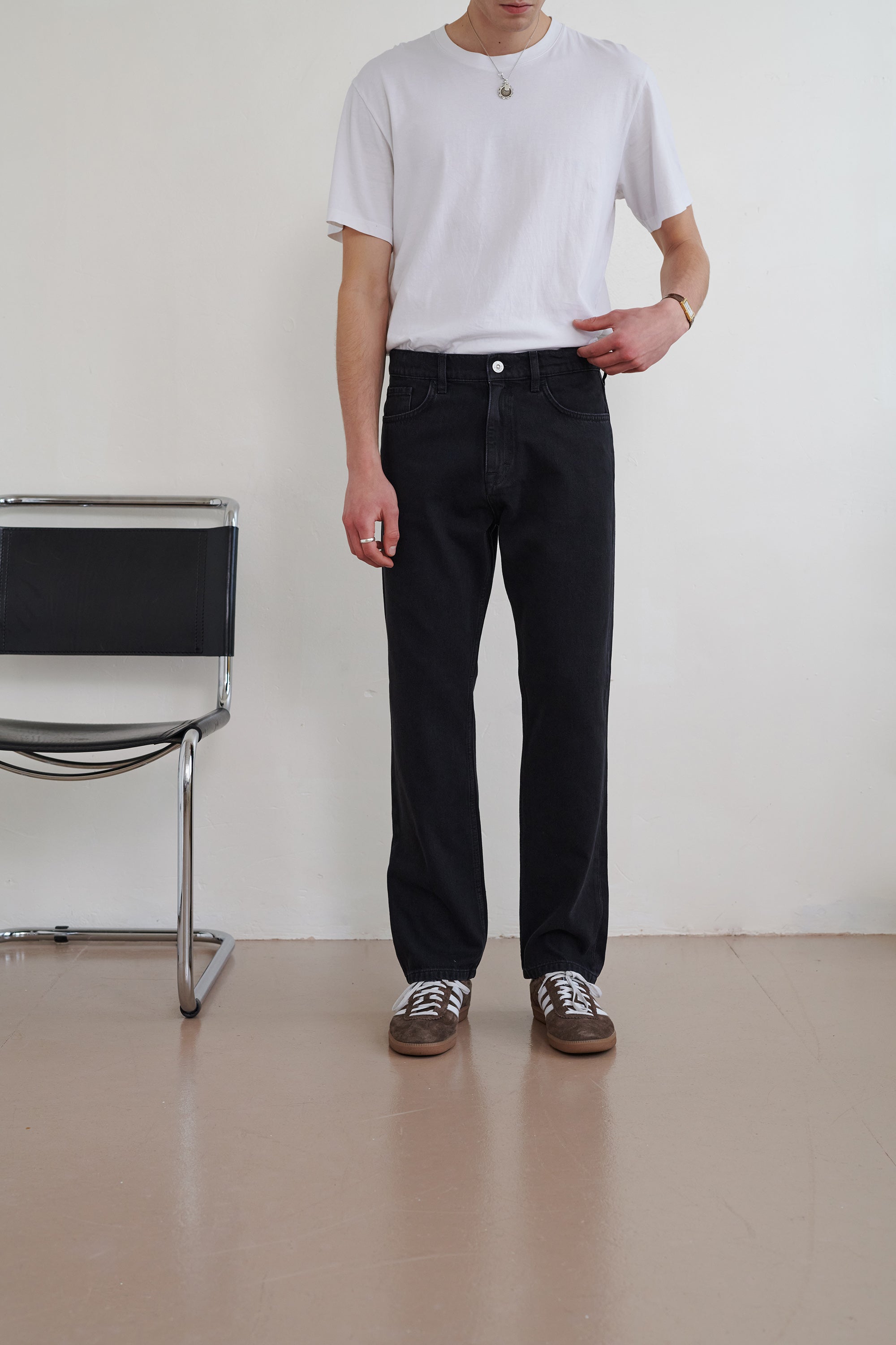 Dead Straight Jean in Black – Walter denim